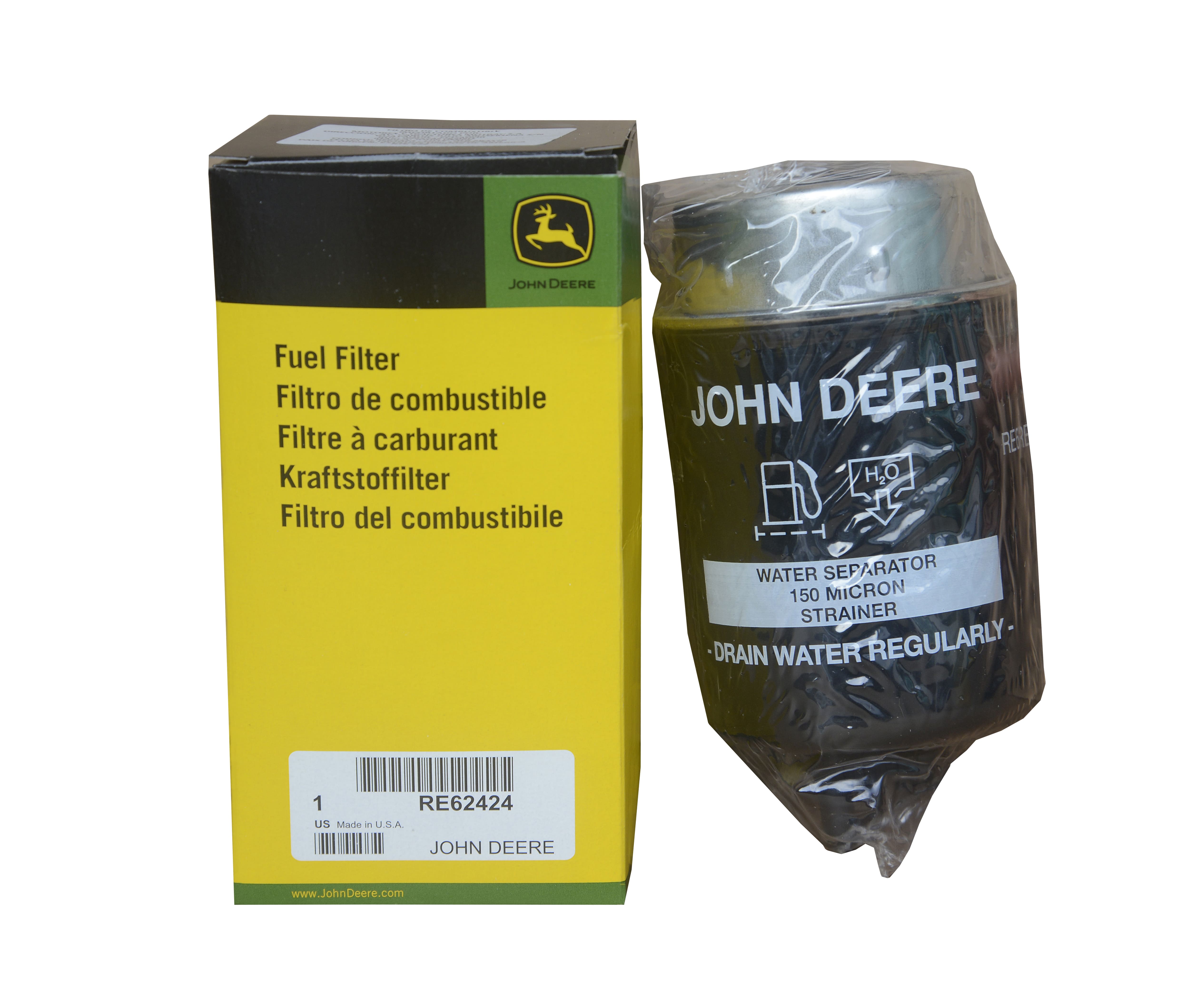 John Deere RE62424 Fuel Filter RDO Equipment